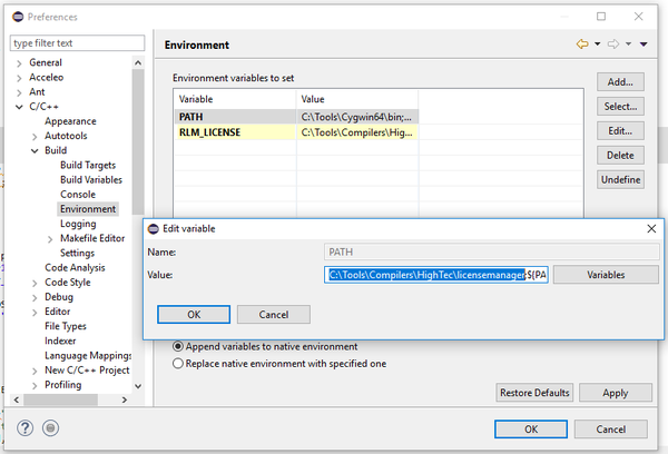 Compiler Configuration In Rt Druid Erika Wiki